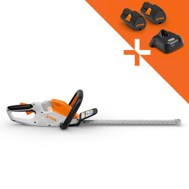 STIHL HSA 40 – Batteridrevet hækkeklipper med 2 batterier og oplader ...